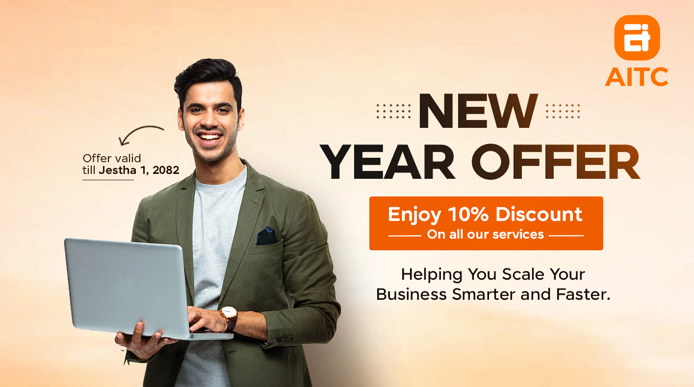 New Year Offer 2082 – Get 10% OFF on All IT Services | AITC International